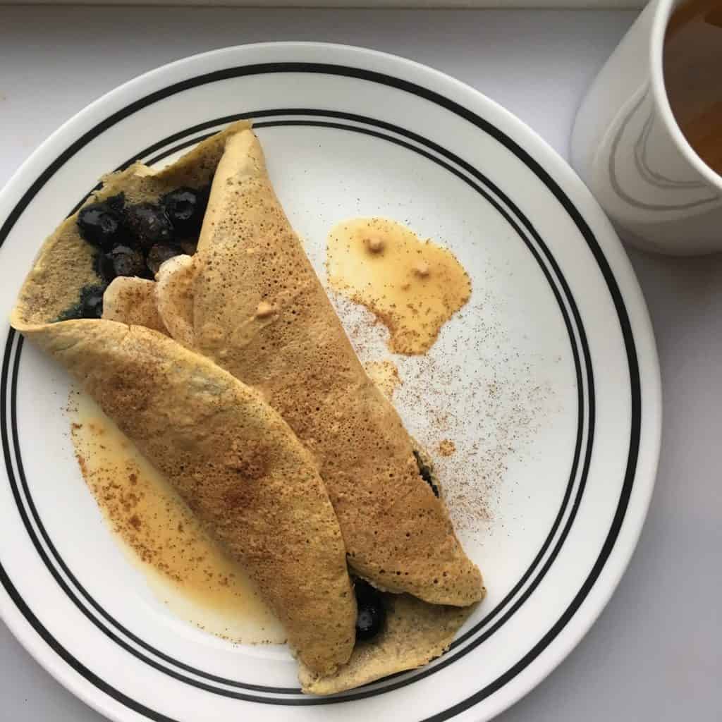 4 Ingredient Single Serving Crepe The Granola Diaries 4 Ingredient Single Serving Crepe The Granola Diaries
