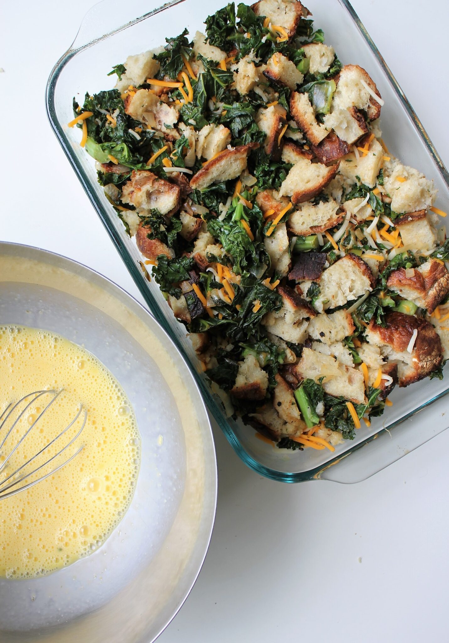 Vegetarian Strata (No Overnight Soaking!) - The Granola Diaries