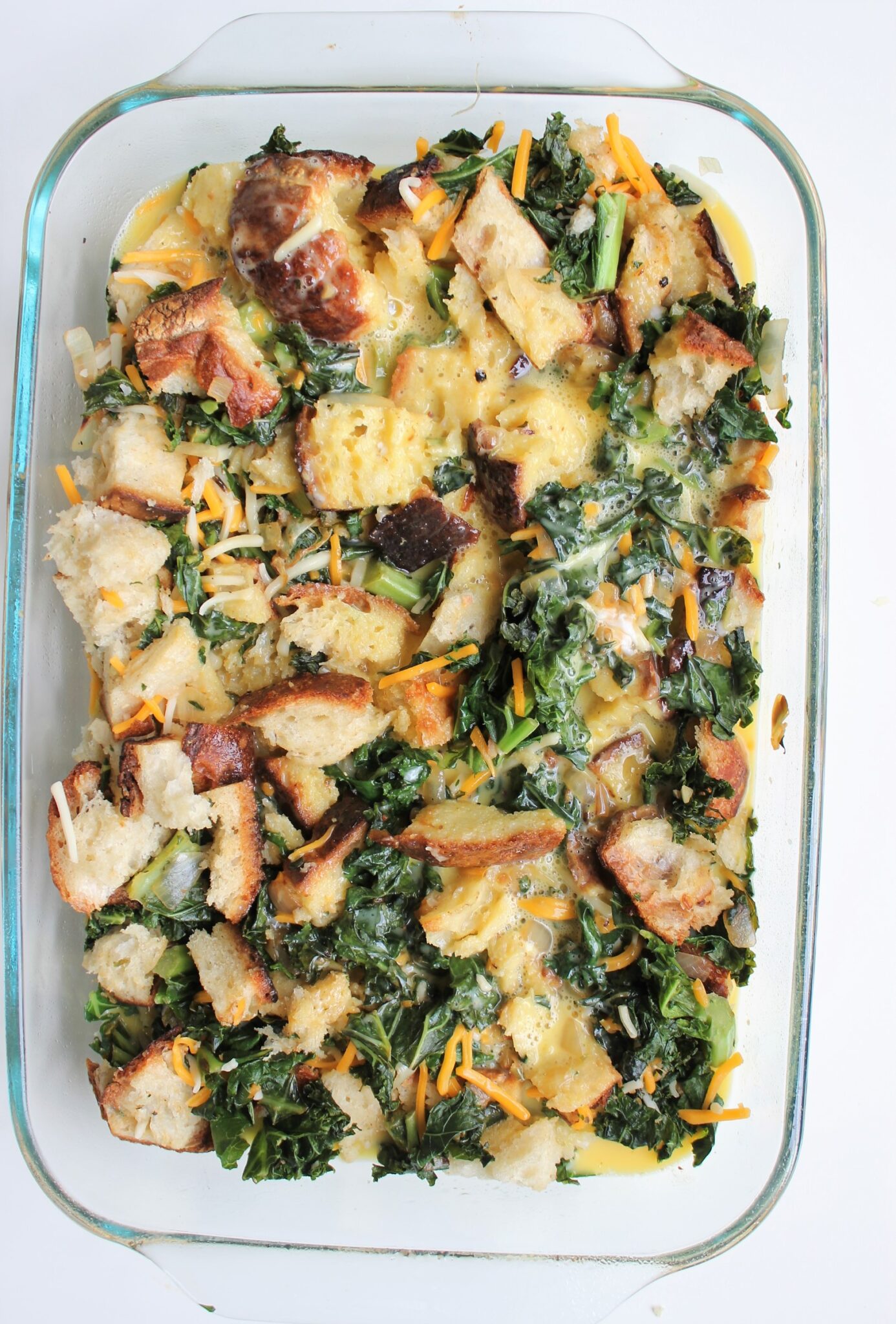 Vegetarian Strata (No Overnight Soaking!) - The Granola Diaries